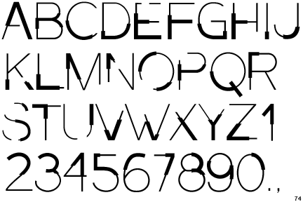 Fontscape Home > Appearance > Split-personality