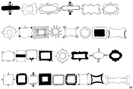 Fontscape Frames and Labels