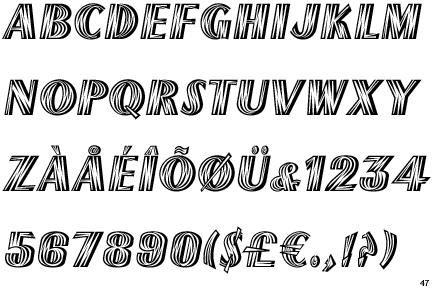 Fontscape Home > Simulation > Woodcut