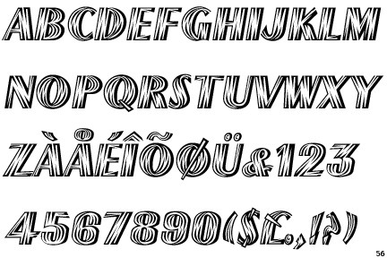 Fontscape Home > Simulation > Woodcut