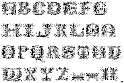 Fontscape Home > Appearance > Illuminated initials Fontscape Home > Appearance > Illuminated initials