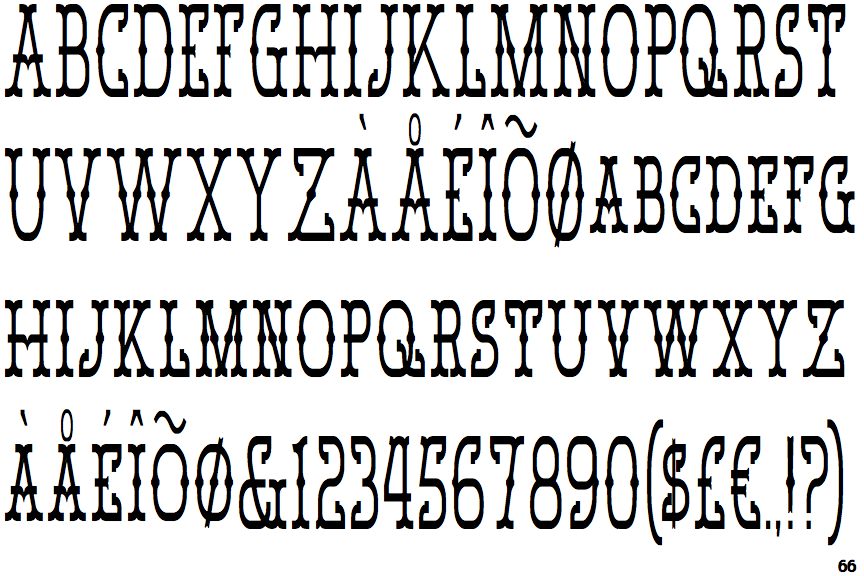 Fontscape Home > Appearance > Decorated > Bumps