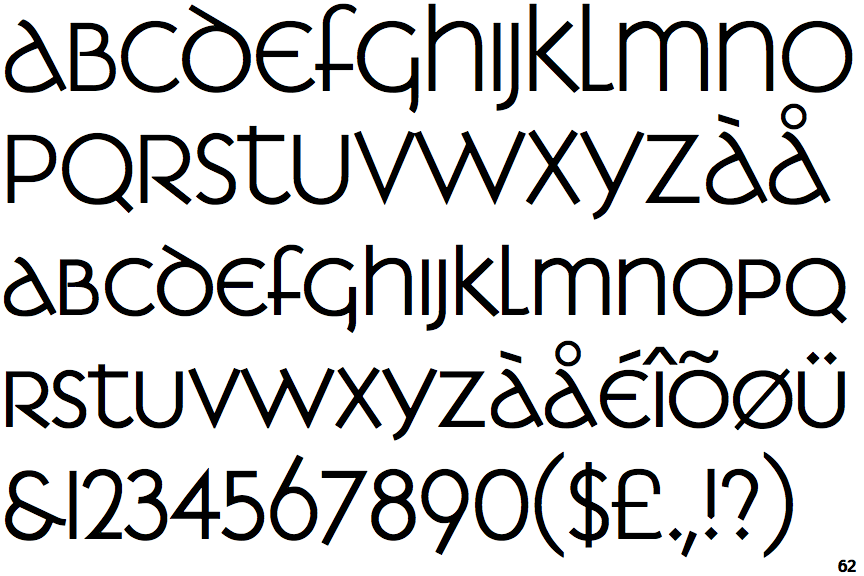 Fontscape Home > Appearance > Unicase > Sans-serif